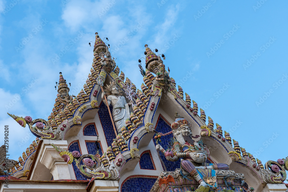 Wat Pariwat The Famous temple in Thailand Stock Photo | Adobe Stock