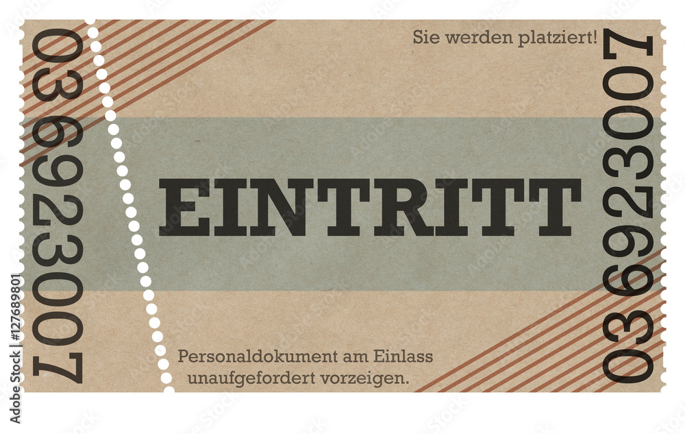 DDR Party - Ostalgie Eintrittskarte Ticket Design Stil - Old Style ...