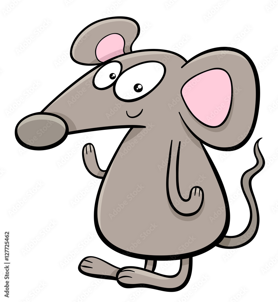 mouse cartoon character Stock Vector | Adobe Stock