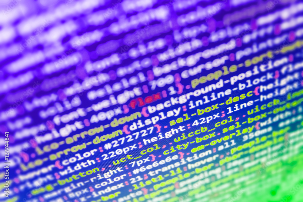 Hacker Breaching Net Security Abstract Source Code Background Mobile App Developer Computer