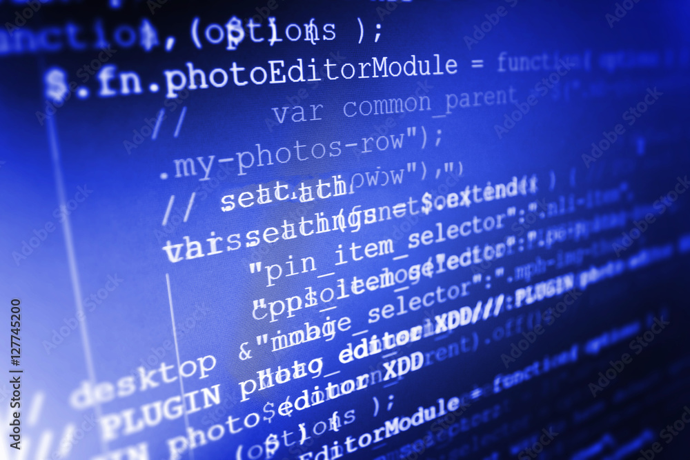 Website programming code. Script procedure creating. Abstract source ... Website programming code. Script procedure creating. Abstract source ...