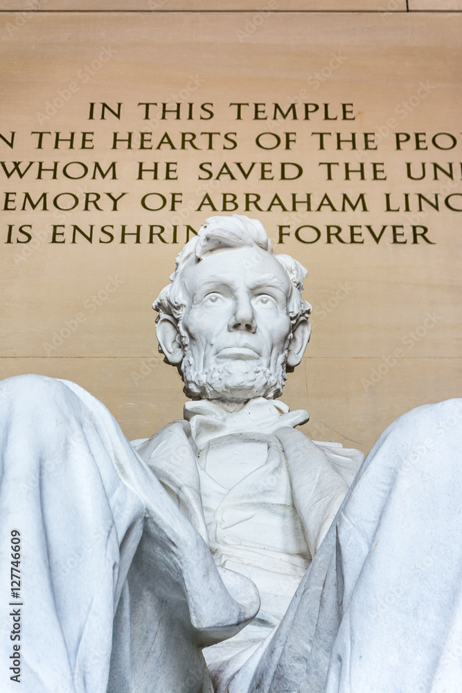 Lincoln Memorial Statue Close Up