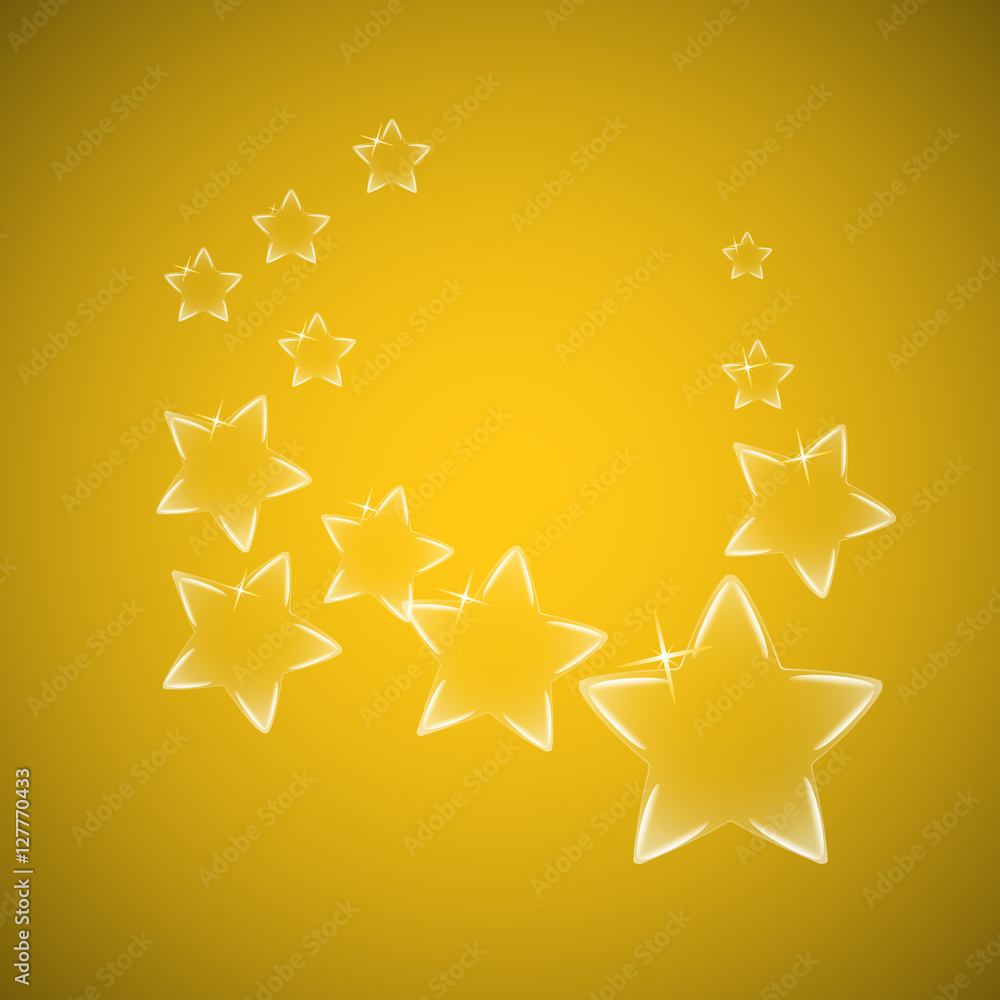 Bubble star shape shining vector design Stock Vector | Adobe Stock