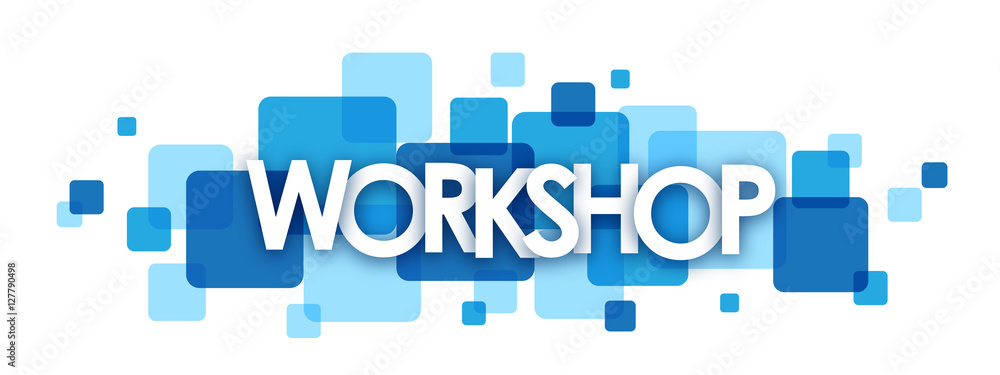 WORKSHOP Vector Letters icon Stock Vector | Adobe Stock