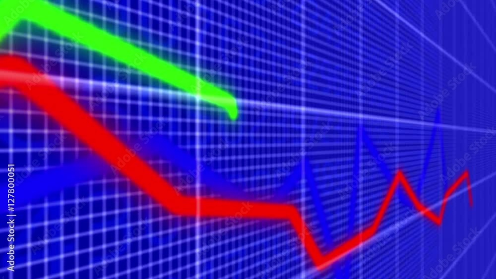 Active line charge graph in 3D environment following the ups and downs ...