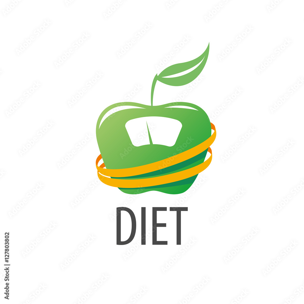 vector logo for diet Stock Vector | Adobe Stock