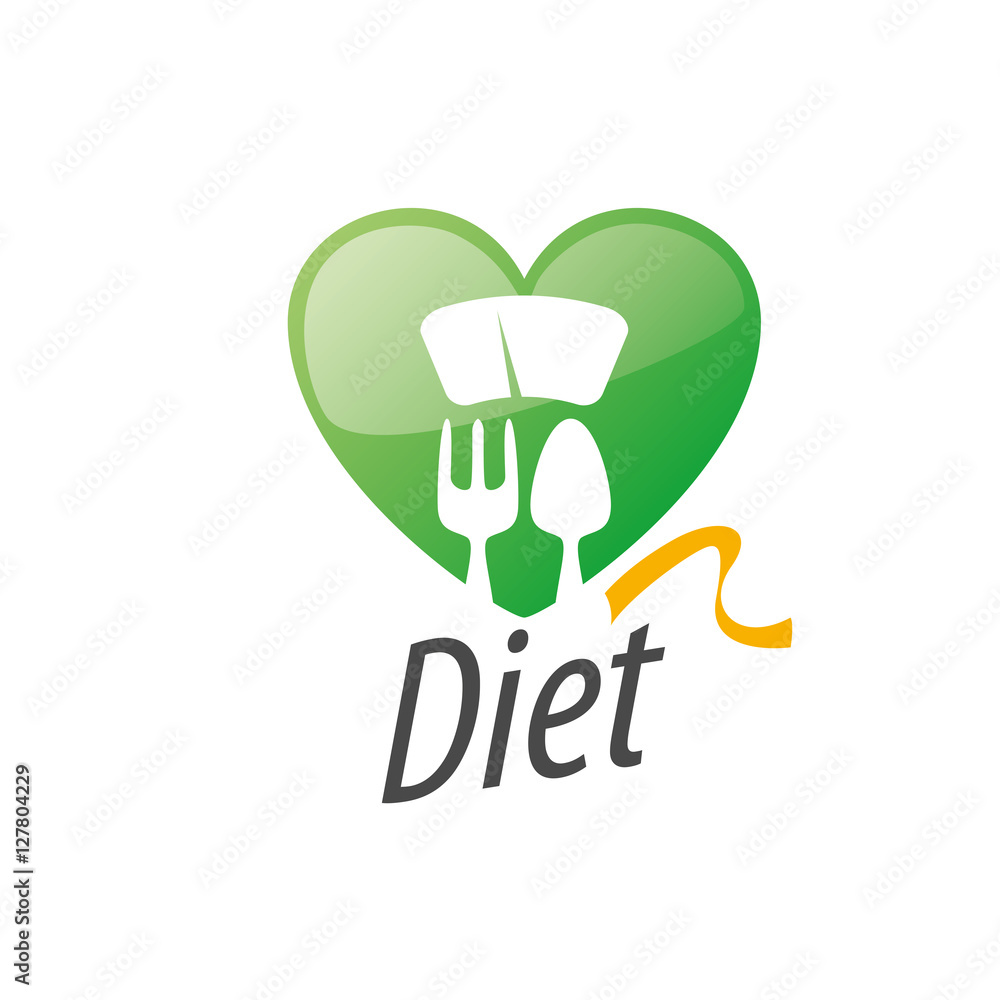 vector logo for diet Stock Vector | Adobe Stock