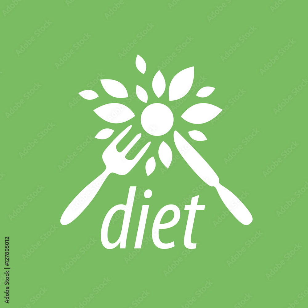 vector logo for diet Stock Vector | Adobe Stock