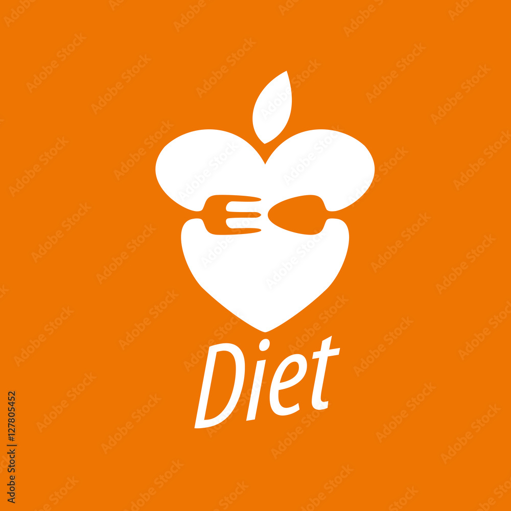 vector logo for diet Stock Vector | Adobe Stock