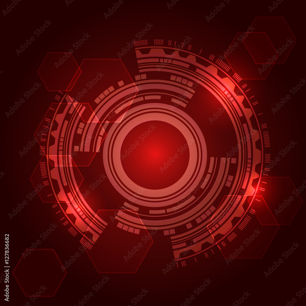 Abstract Technical Background Stock Vector | Adobe Stock