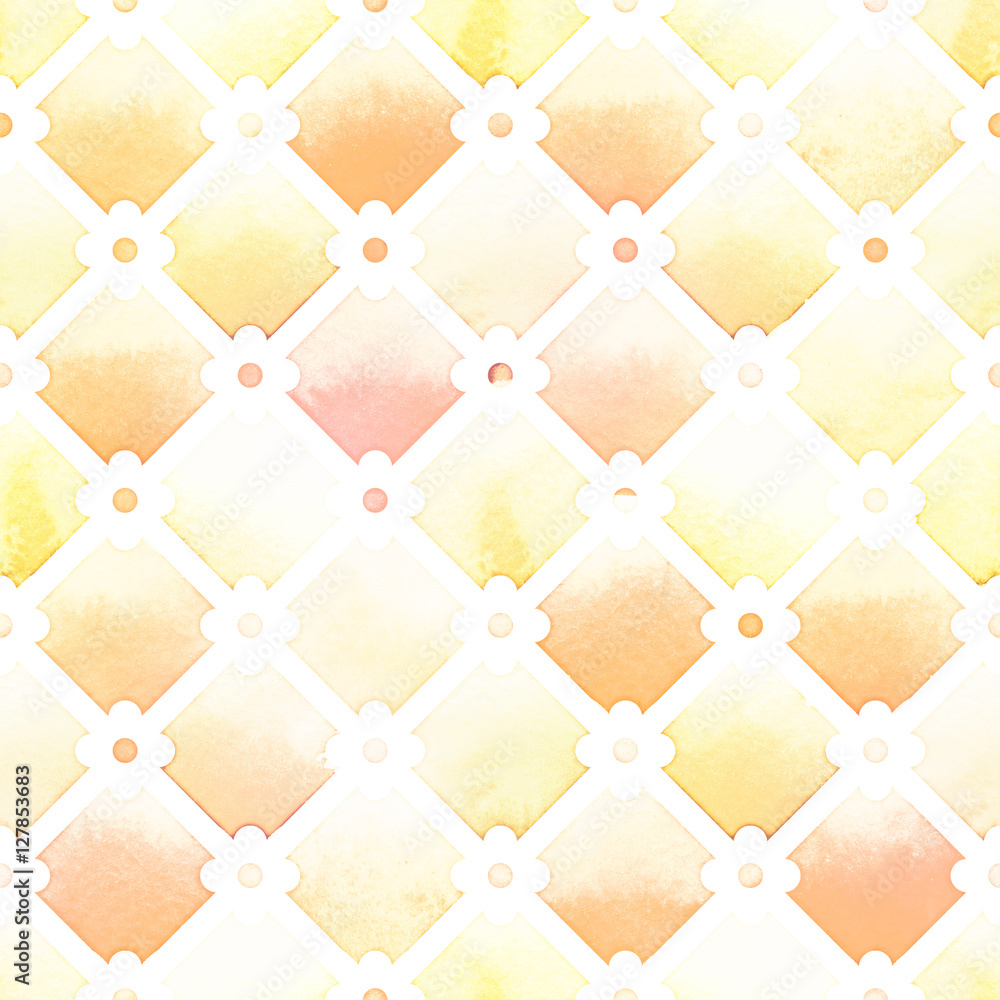 Yellow Trellis Pattern