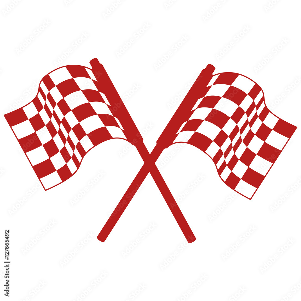 rally flags isolated icon vector illustration design vector de Stock ...