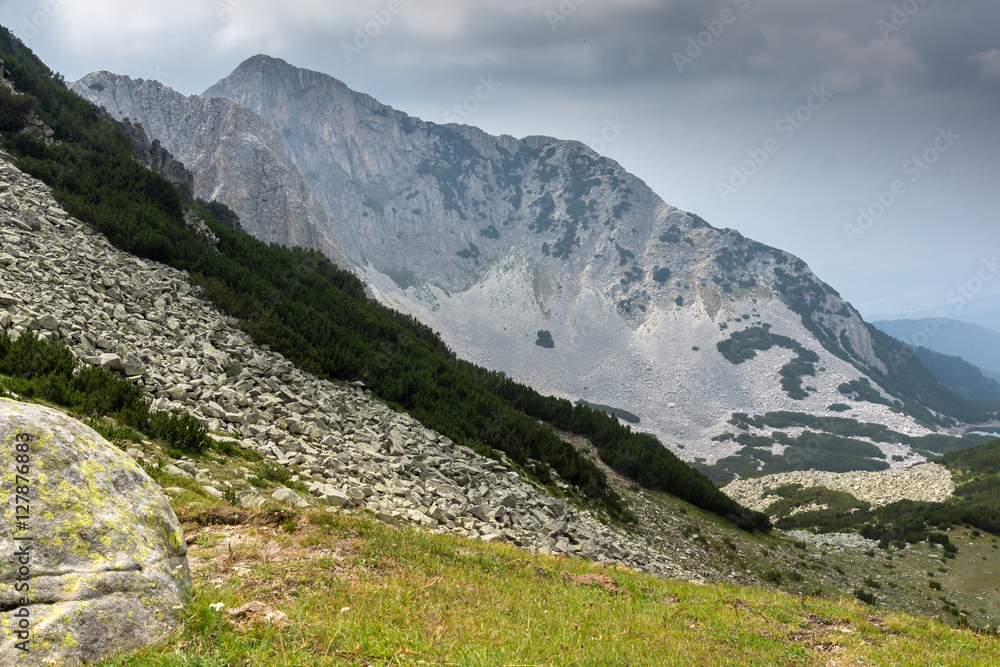 Landscape of Sinanitsa peak from Sinanishka pass, Pirin Mountain ...