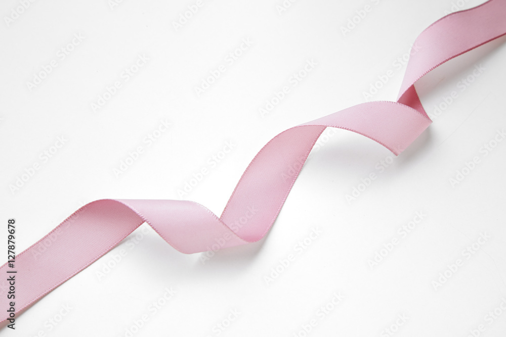 Pink curly ribbon Stock Photo | Adobe Stock
