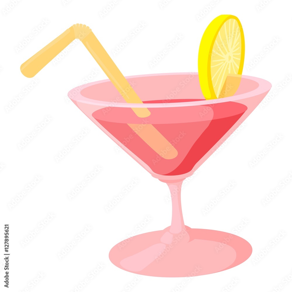 Cocktail icon. Cartoon illustration of cocktail vector icon for web ...