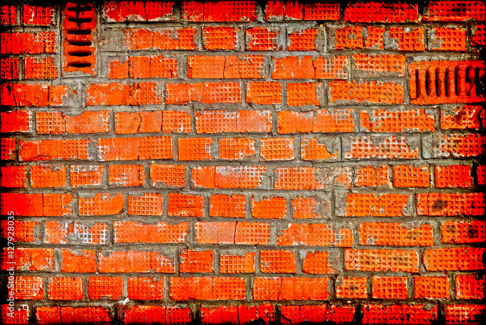 Rough brick wall Stock Photo | Adobe Stock