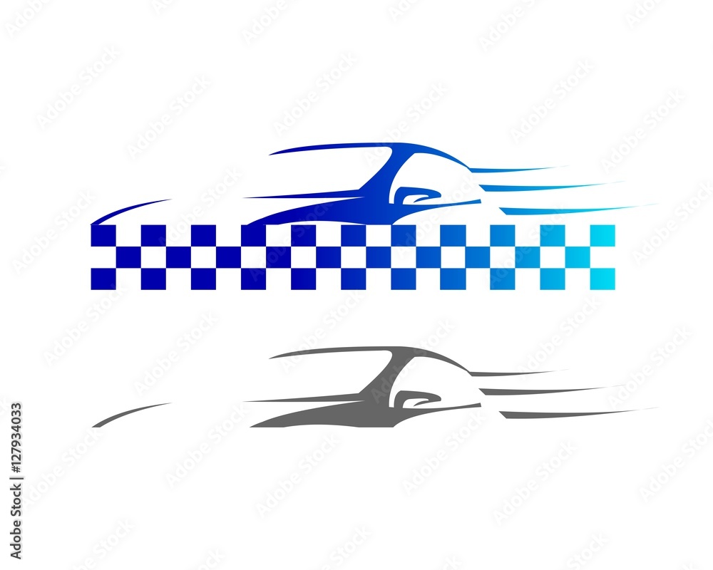 car racing logo Stock Vector | Adobe Stock
