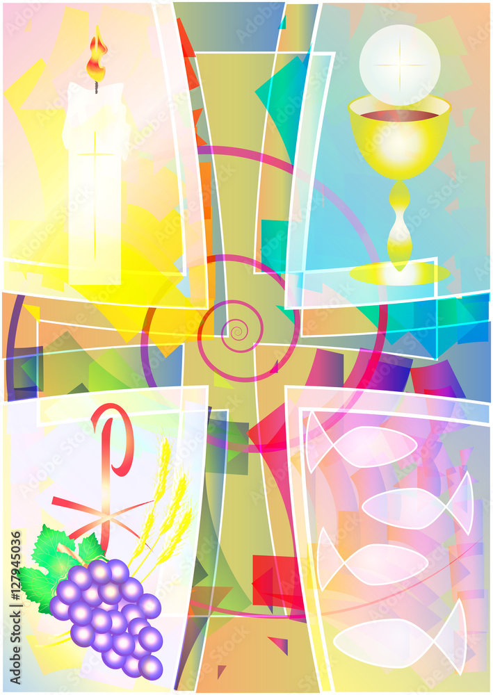 Abstract Communion Background