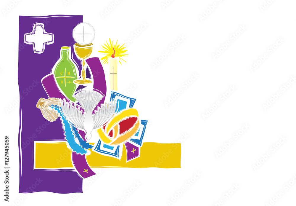 Seven Sacraments Clipart