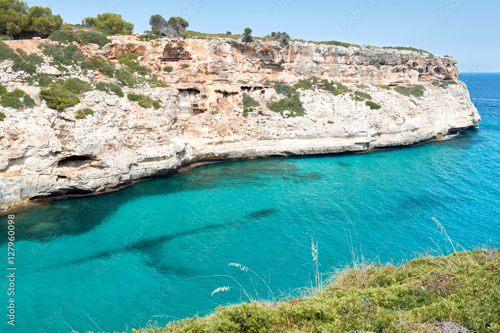 Maritime cove with azure water. Stock Photo | Adobe Stock