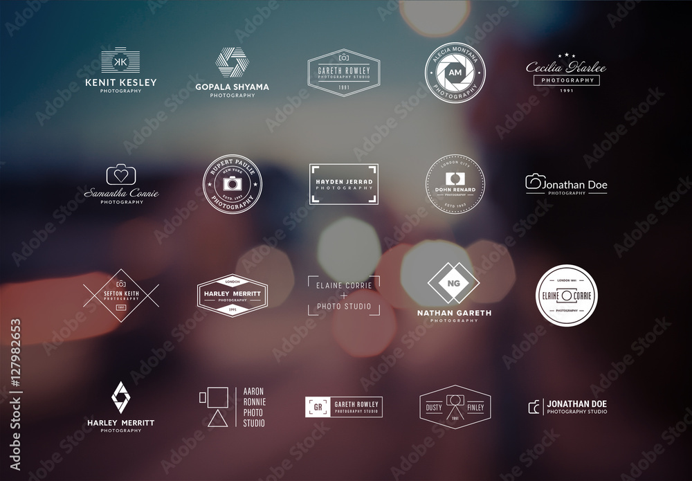 20 Photography Logo Layouts 1 Stock Template | Adobe Stock