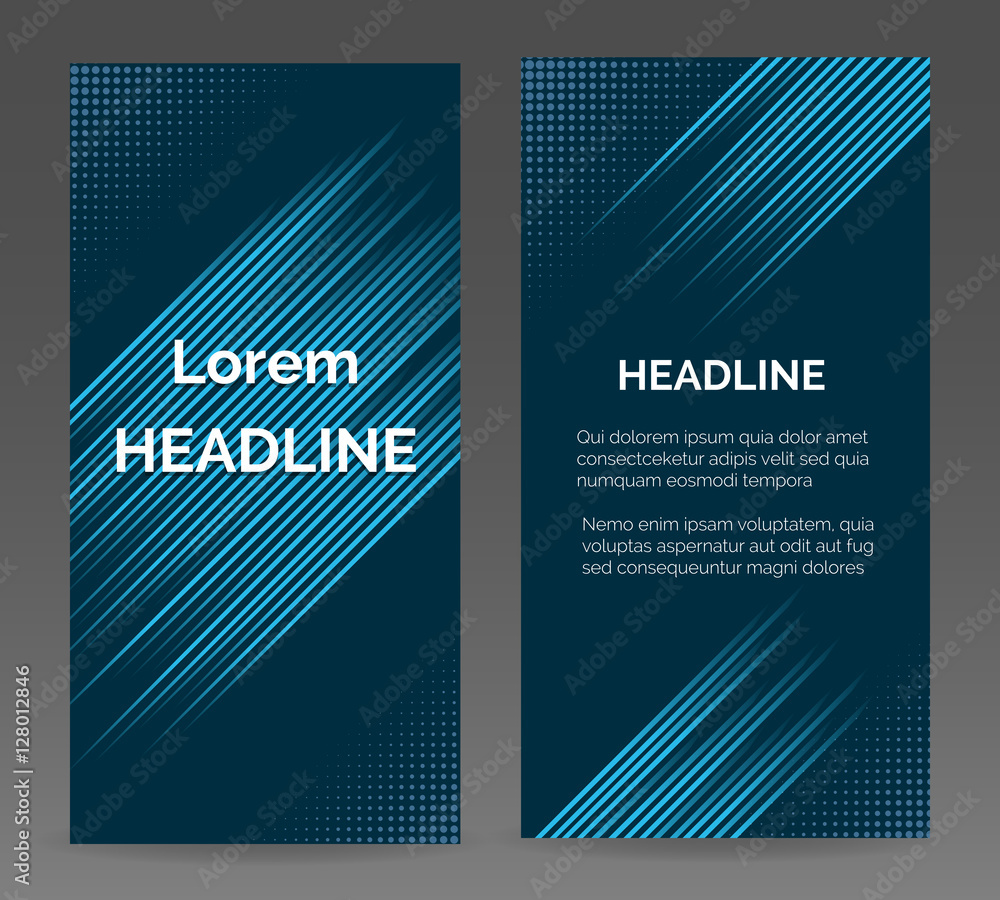 Speed lines vector abstract business background for brochure or flyer ...