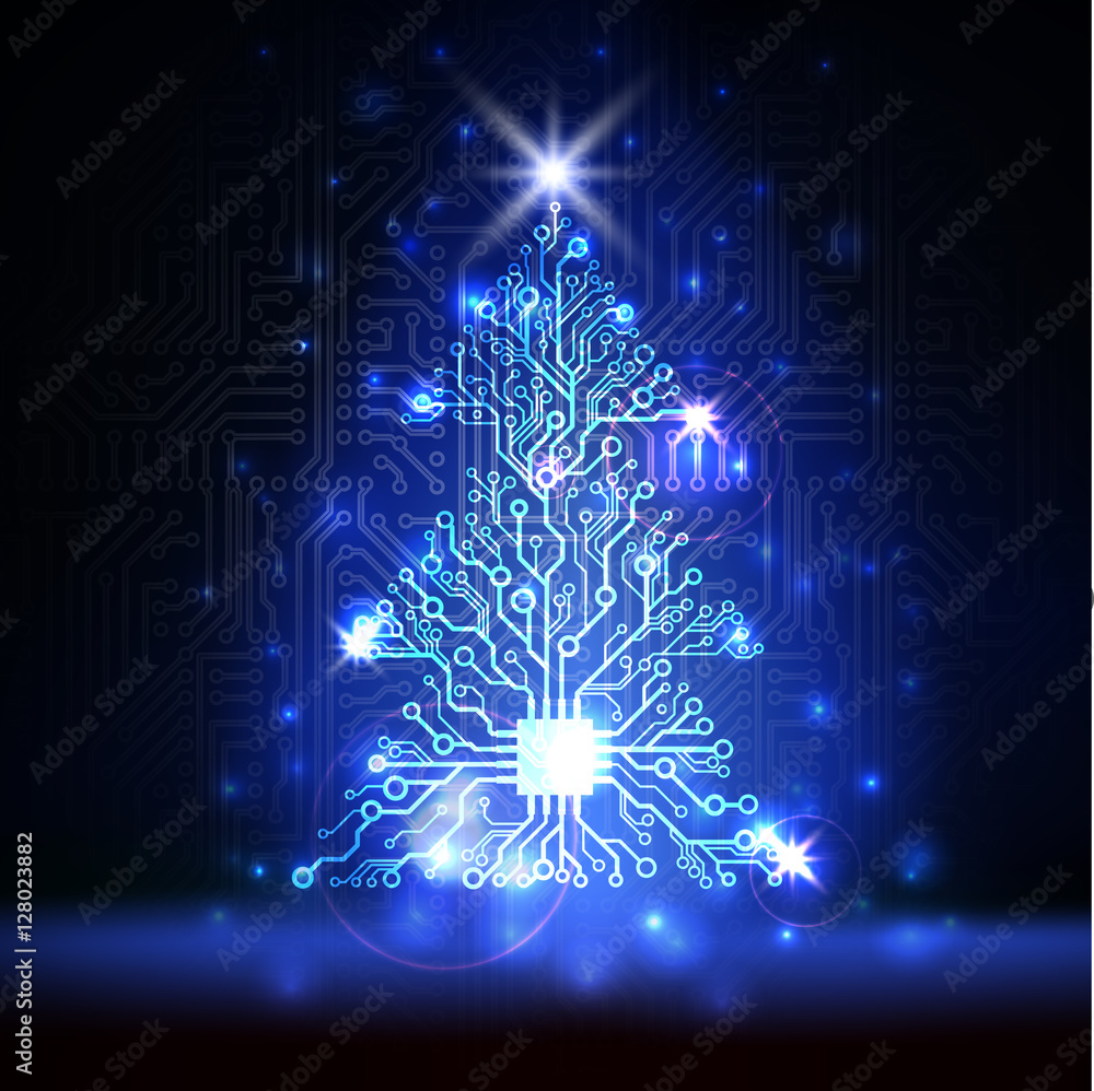 Digital Christmas Tree