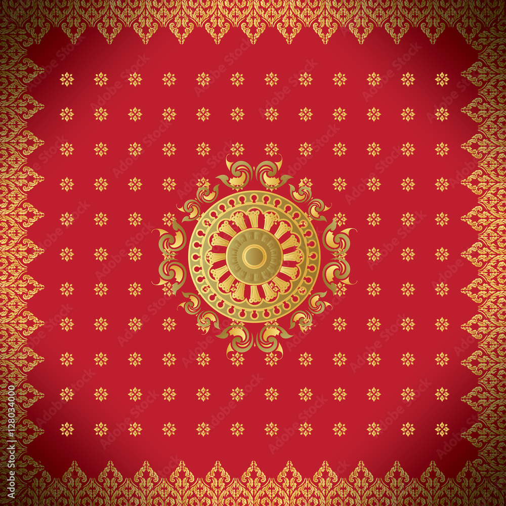 Asian traditional art Design Vector, Thai traditional design, thai ...