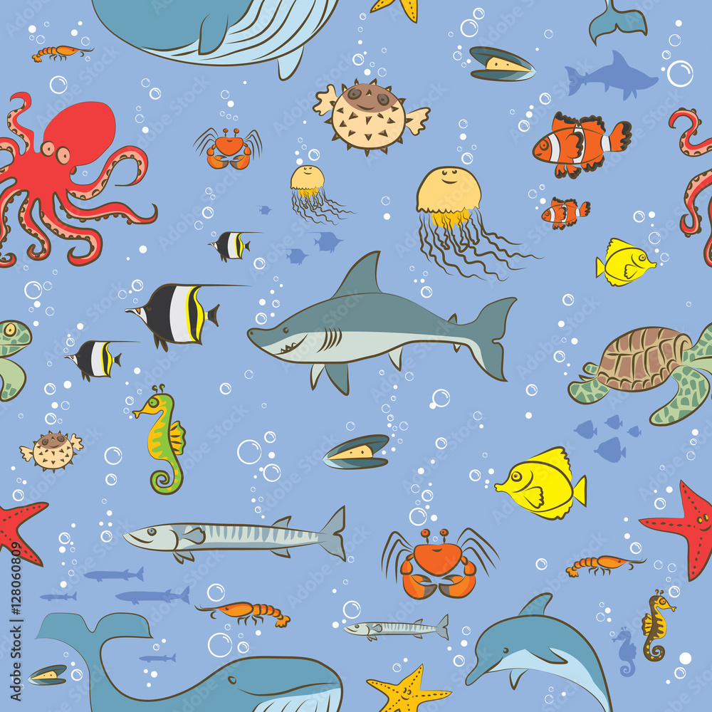 Sea Life Pattern