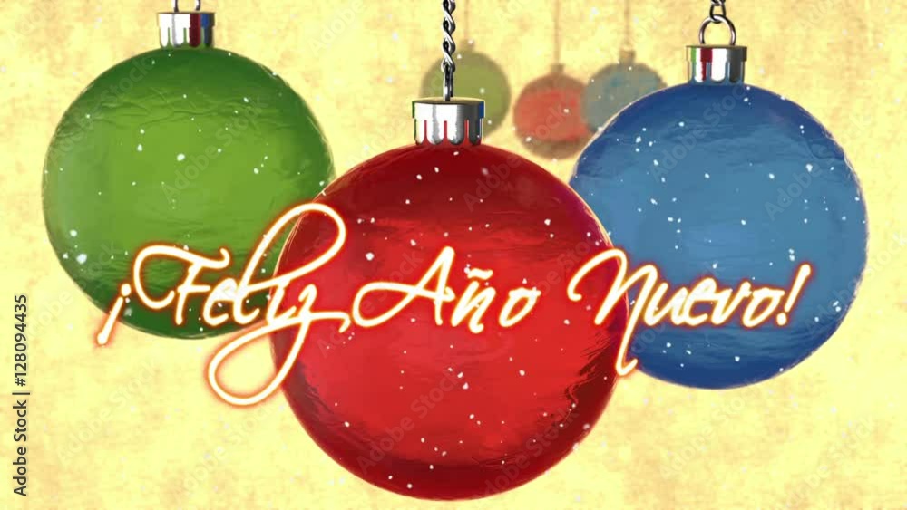 Abstract background of greeting card with animation of rotation 3d ...