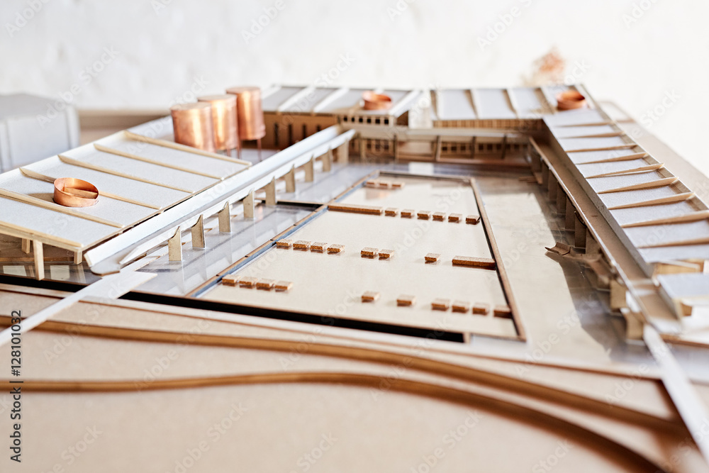 Designing a new building to scale Stock Photo | Adobe Stock