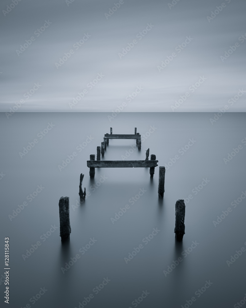 Old Wooden Jetty Stock Photo | Adobe Stock