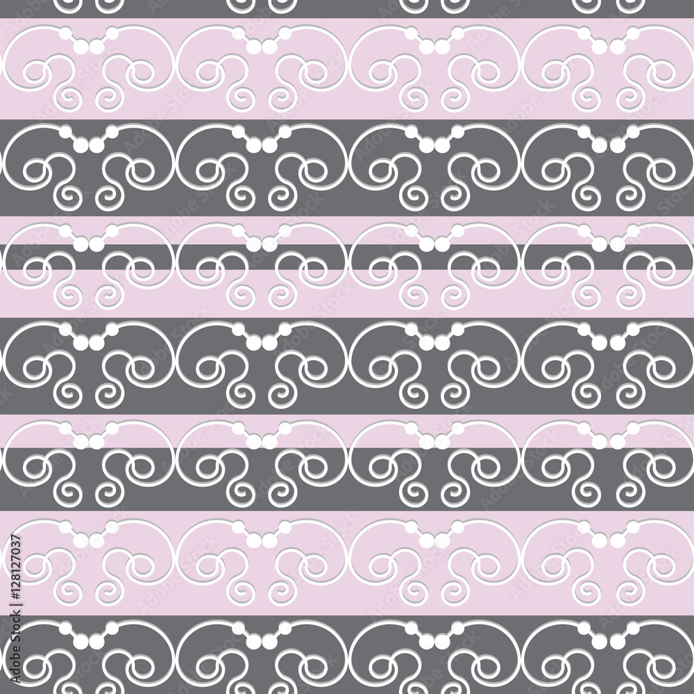 Seamless swirl pattern. Background for fabrics, textiles, paper ...