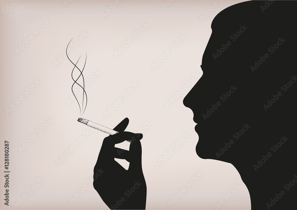 Men man male person smoke smoking cigarette tobacco hand face Stock ...