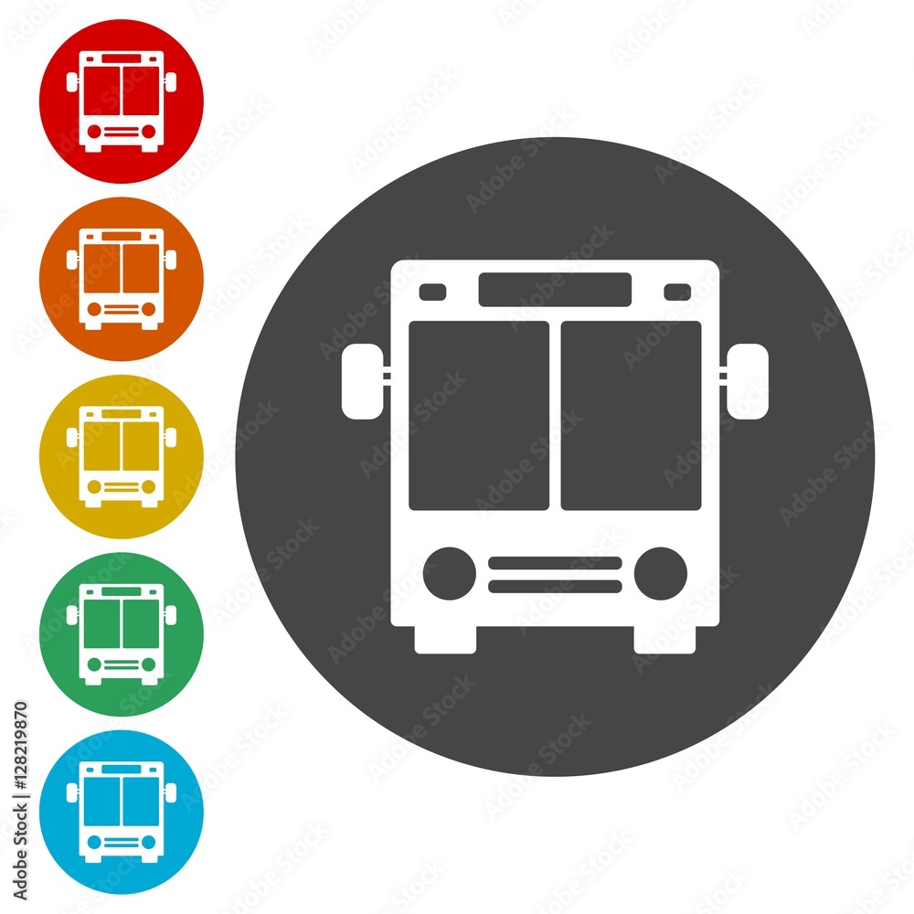Bus symbol, Bus icon vector Stock Vector | Adobe Stock