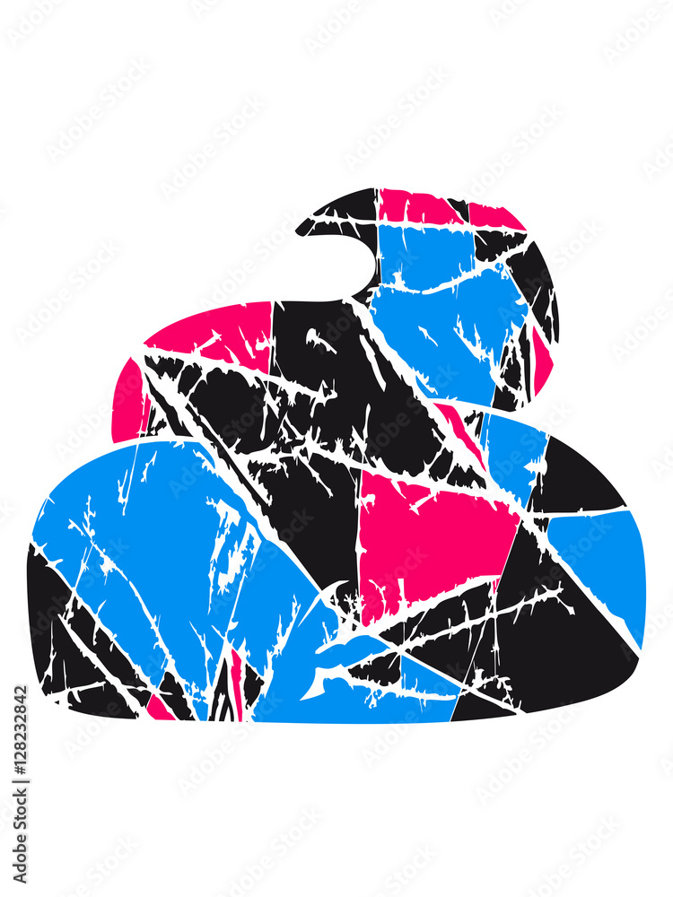 Riss cool design pattern scratch small shit shit kot smell disgusting ...