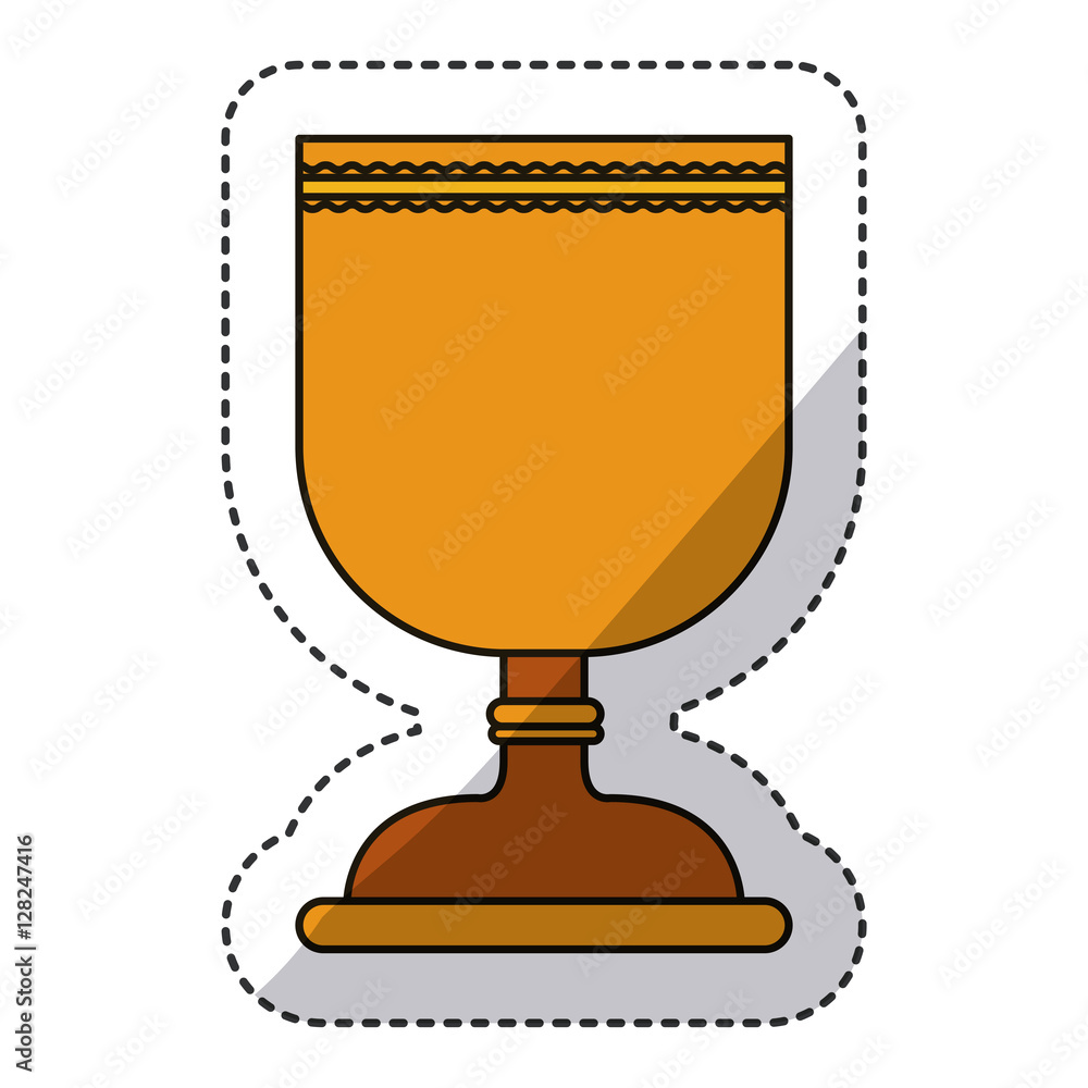 Cup icon. Religion god pray faith and believe theme. Isolated design ...