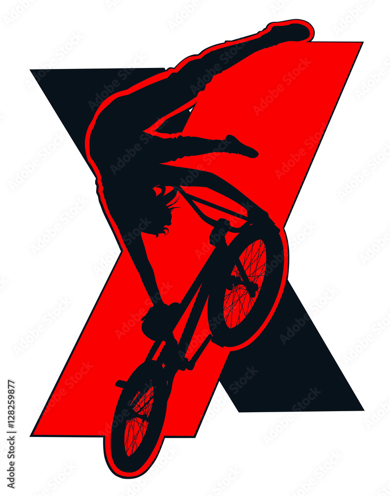 Bmx logo Stock Vector | Adobe Stock