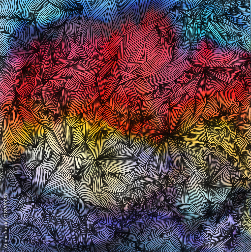 Hand drawn illustration in doodles style. Stock Illustration | Adobe Stock