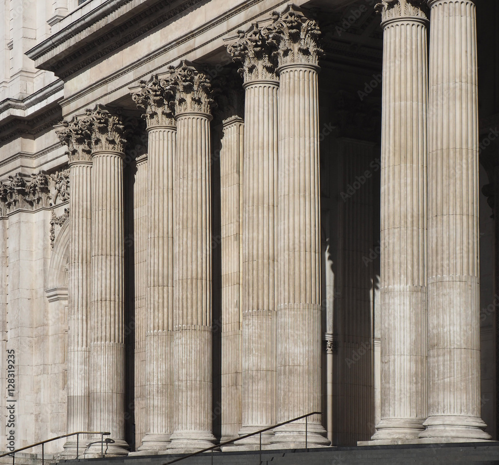 Corinthian columns Stock Photo | Adobe Stock