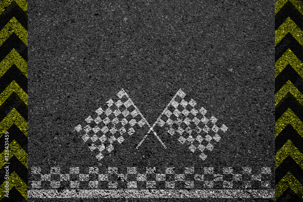 Finish line of racing road background. Stock Photo | Adobe Stock