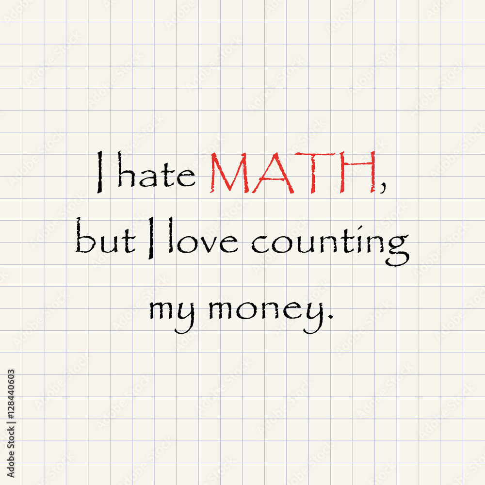 I Hate Math Wallpaper