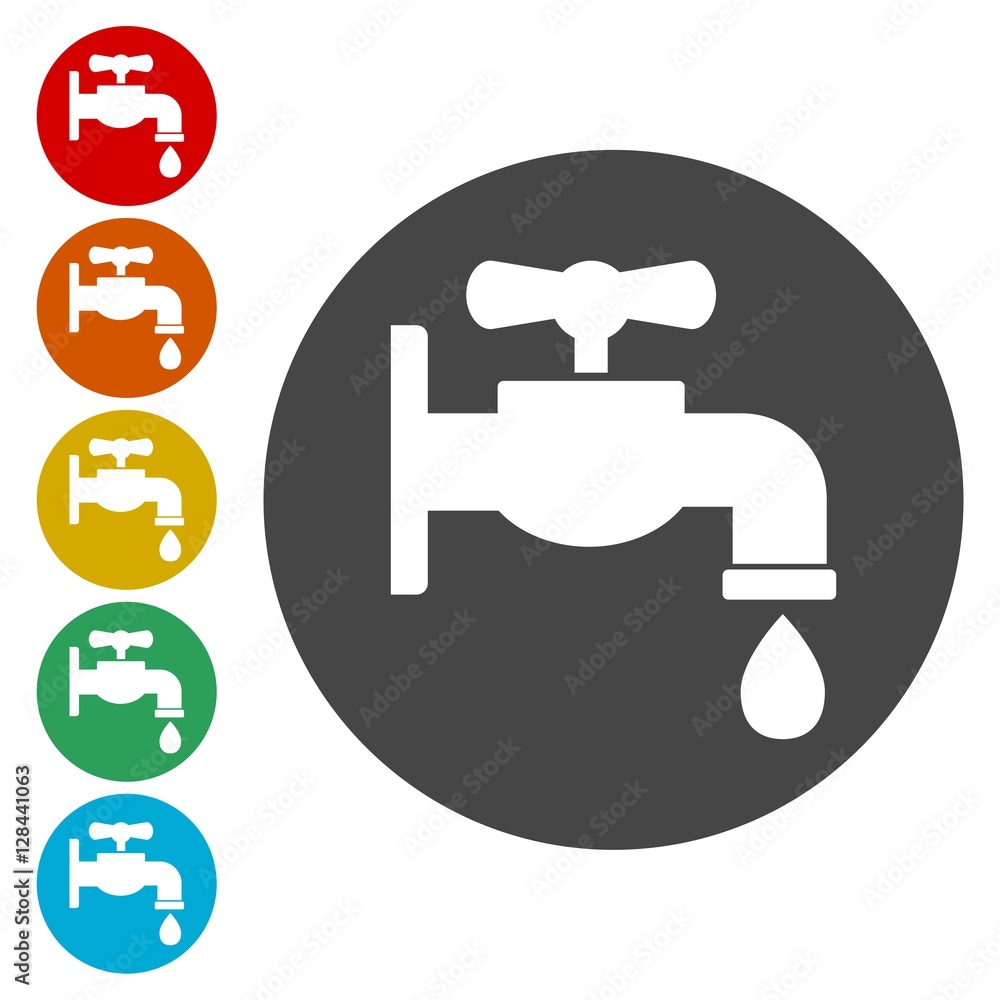 Faucet vector icon, Vector tap symbol Stock Vector | Adobe Stock