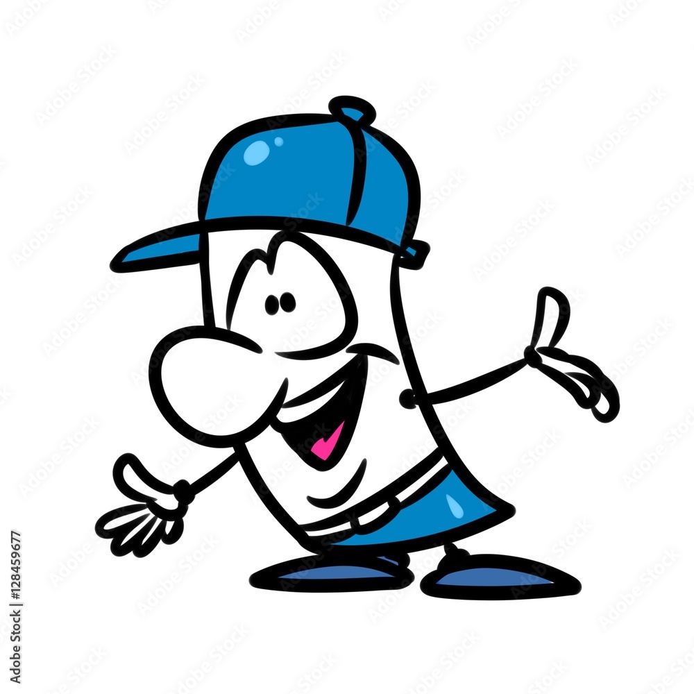 Character joy cartoon illustration isolated image Stock Illustration ...