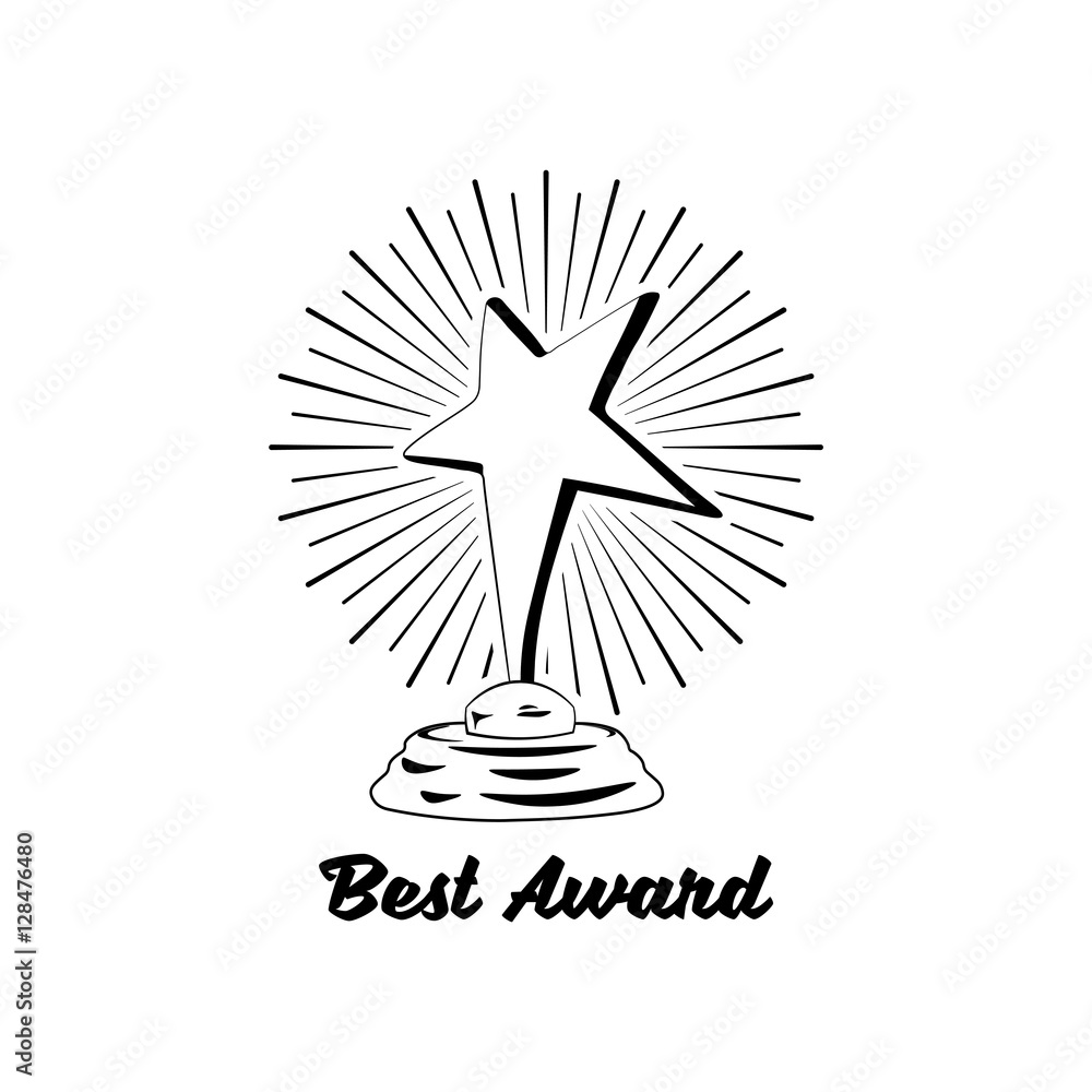 Award. Winner Star design concept. Vector Illustration Isolated On ...