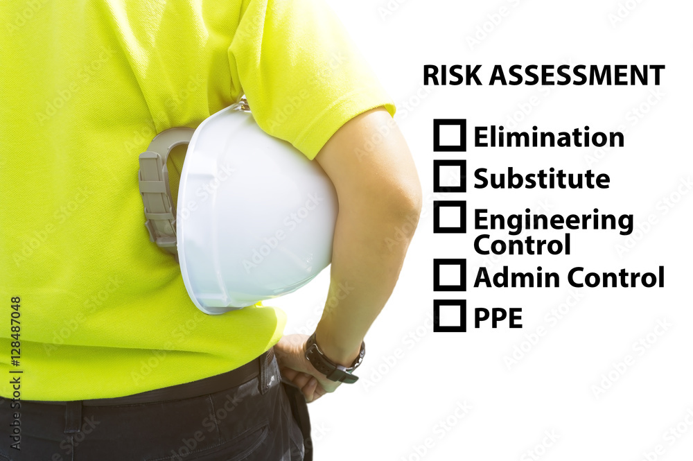 Hazard Identification and Risk Assessment concept (Safety work place ...