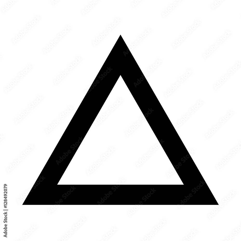 Five Element Flat Silhouette Icon Symbol Design. Vector illustration ...