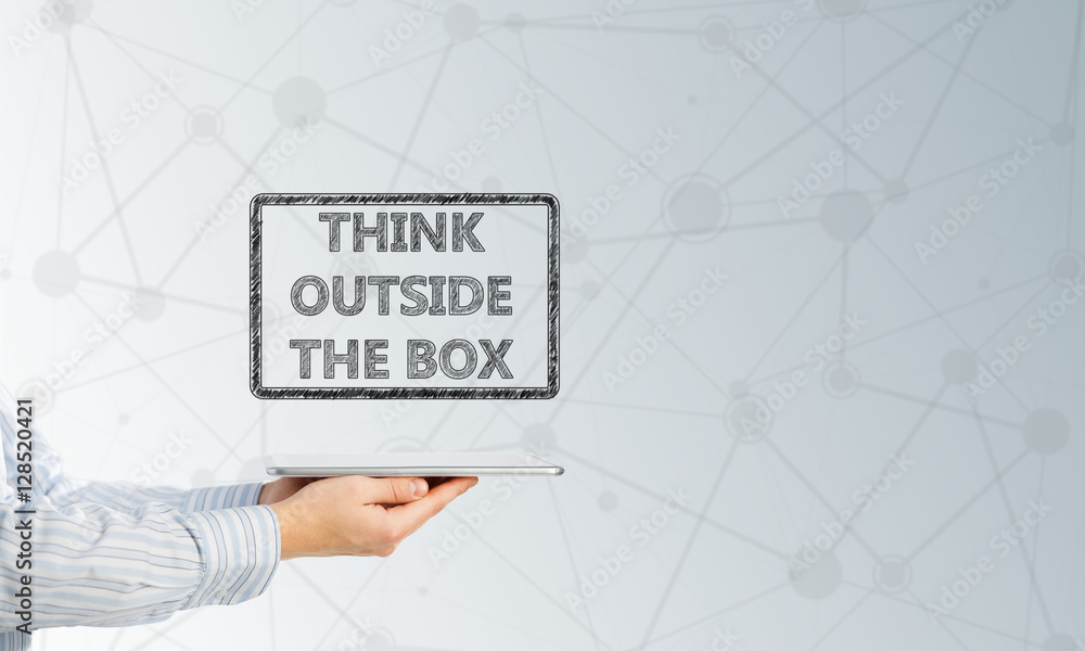 Thinking outside the box concept Stock Photo | Adobe Stock
