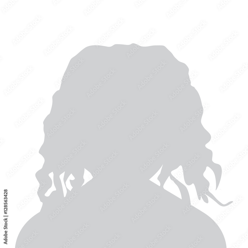Girl Default Placeholder Children Avatar Gray Profile Picture Isolated ...