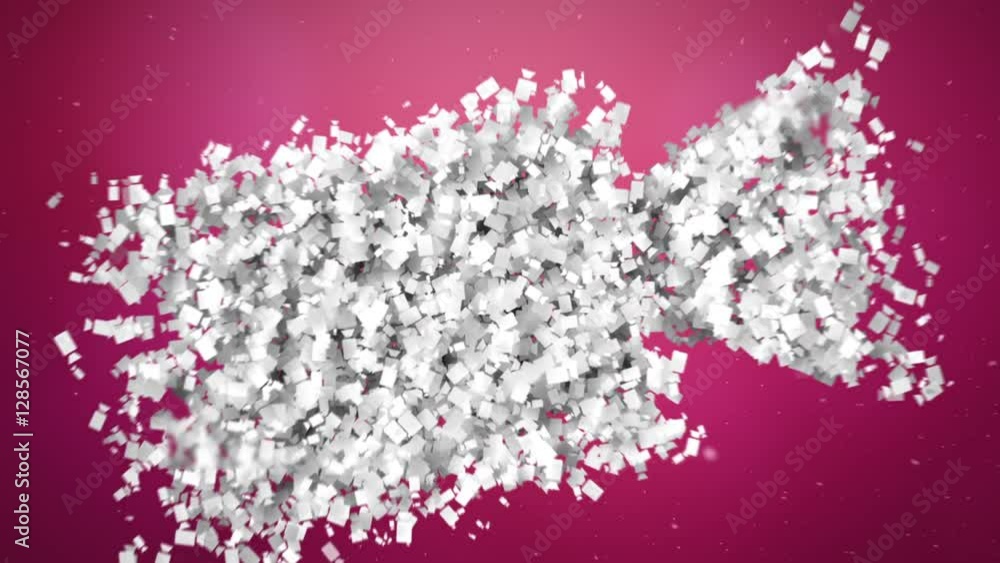 Movie camera particle animation Stock Video | Adobe Stock